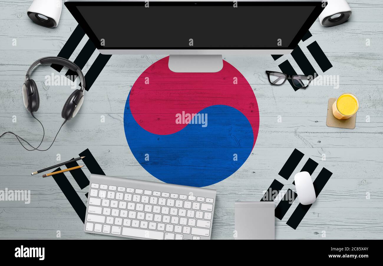 Seoul business computer hi-res stock photography and images - Alamy