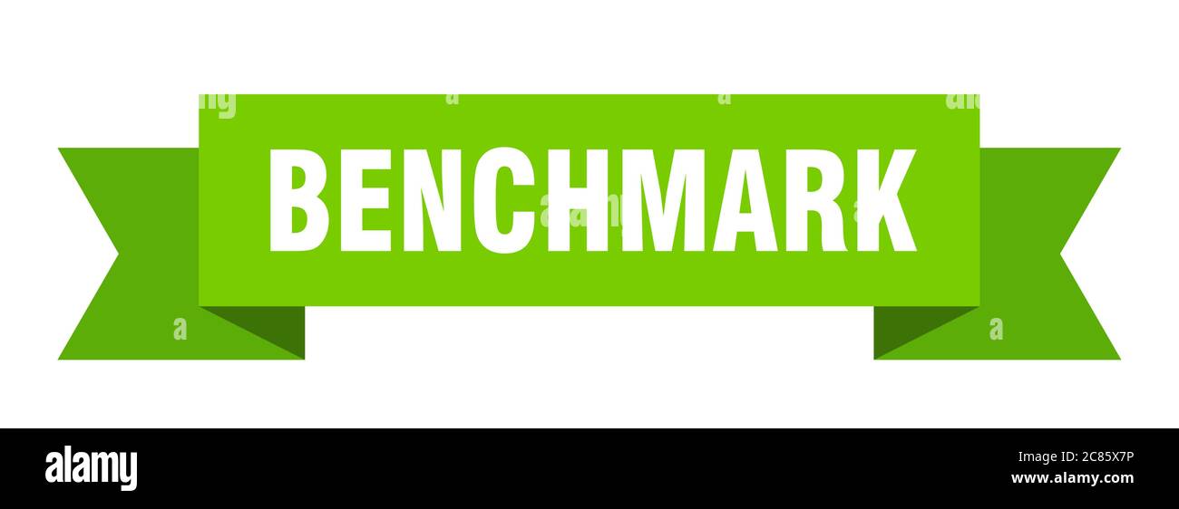 benchmark ribbon. benchmark paper band banner sign Stock Vector Image ...