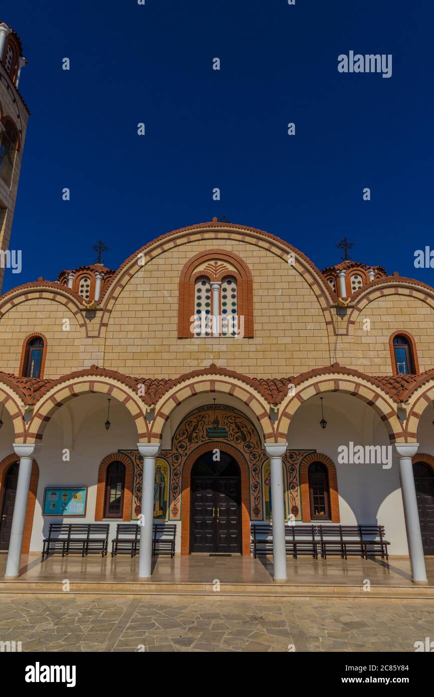 A typical church view in Cyprus Stock Photo - Alamy