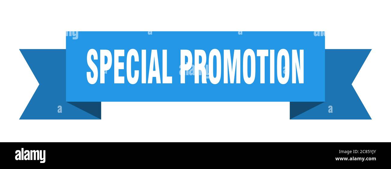 special promotion ribbon. special promotion paper band banner sign ...