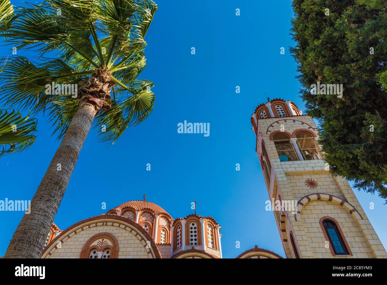 A typical church view in Cyprus Stock Photo - Alamy