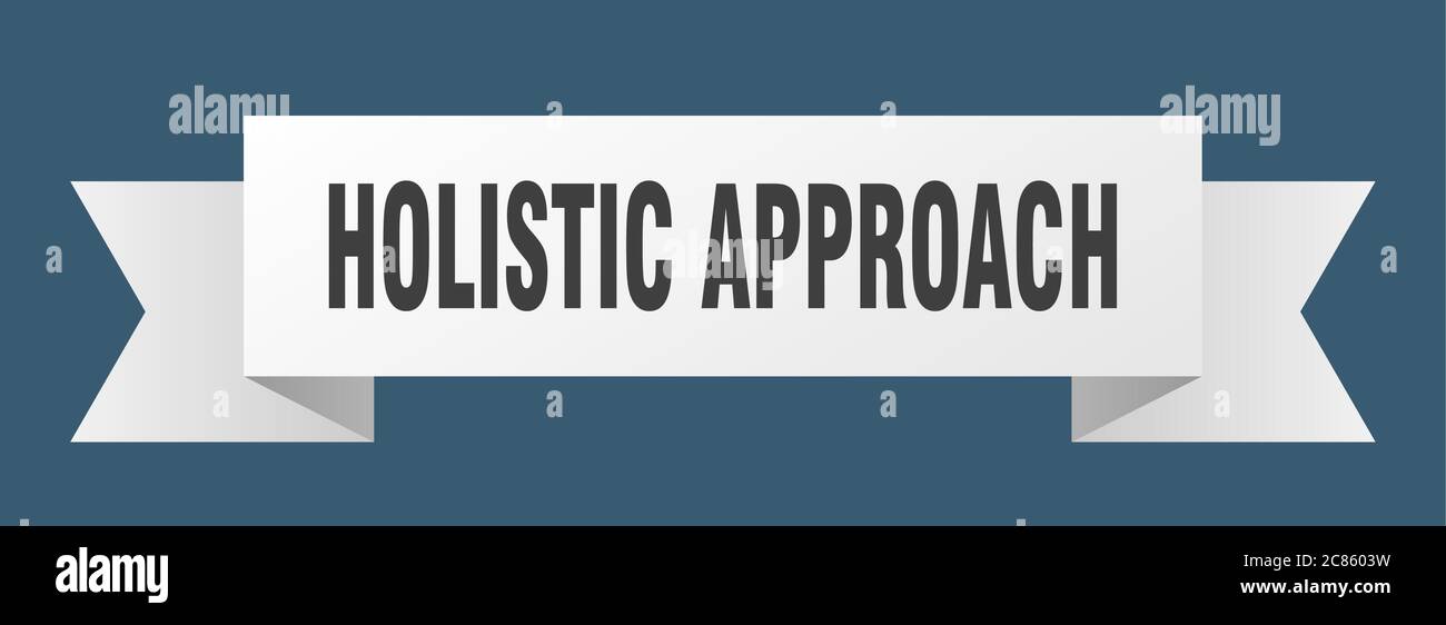 holistic approach ribbon. holistic approach paper band banner sign ...