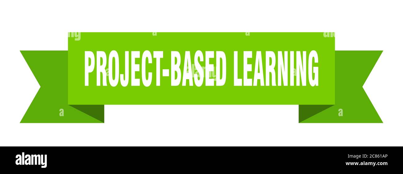 project-based learning ribbon. project-based learning paper band banner ...