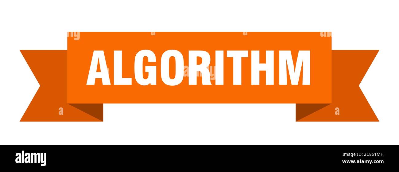 algorithm ribbon. algorithm paper band banner sign Stock Vector Image & Art - Alamy