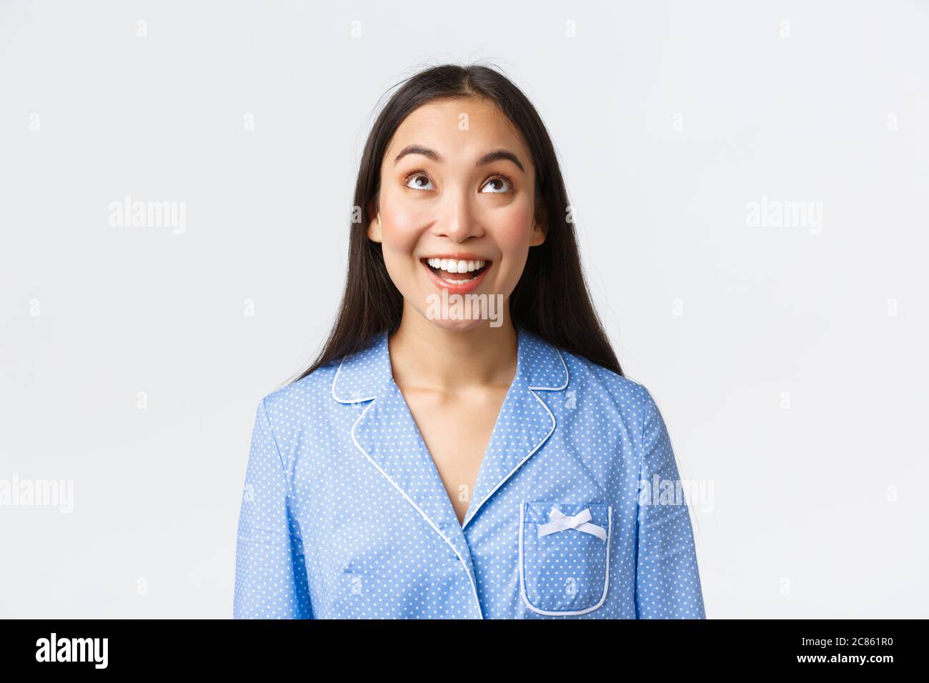 Close up portrait of woman broad face hi-res stock photography and ...