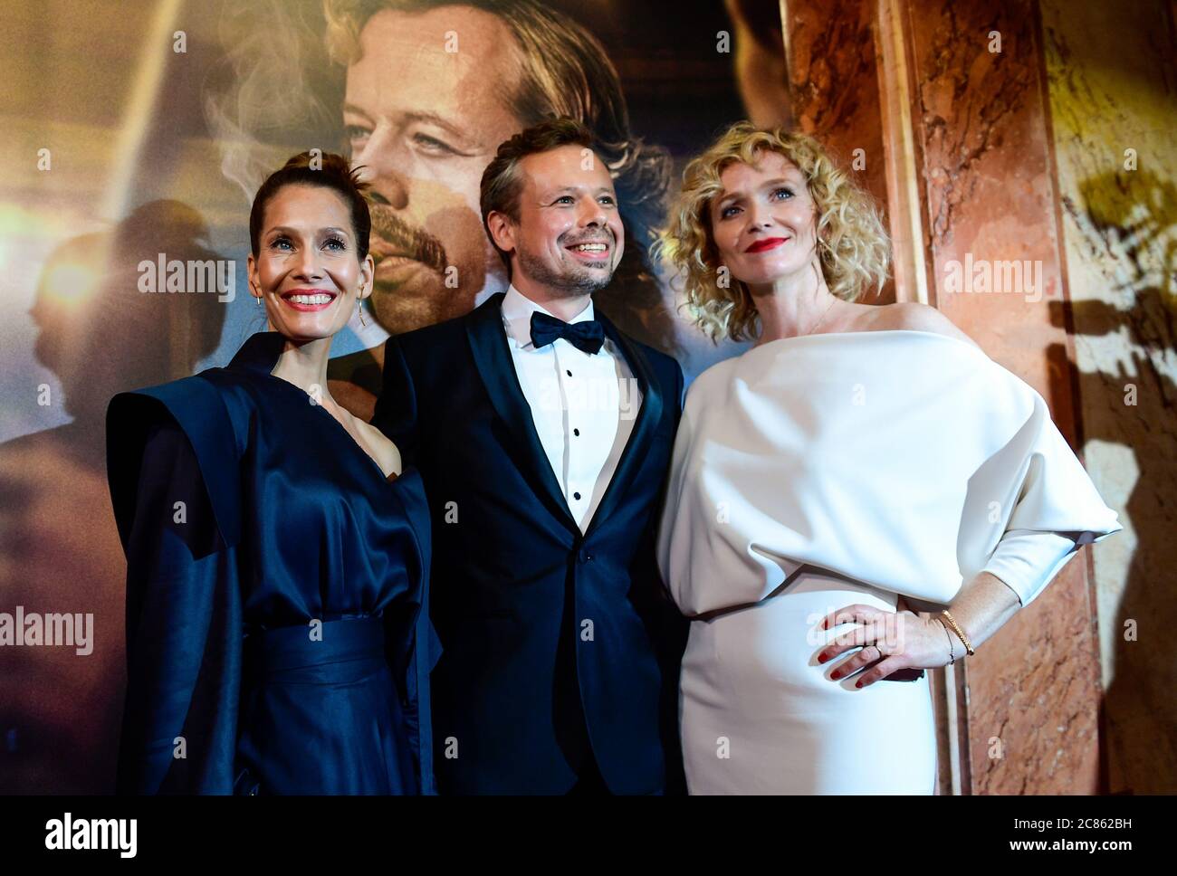 Prague, Czech Republic. 21st July, 2020. Actors Barbora Seidlova, from ...