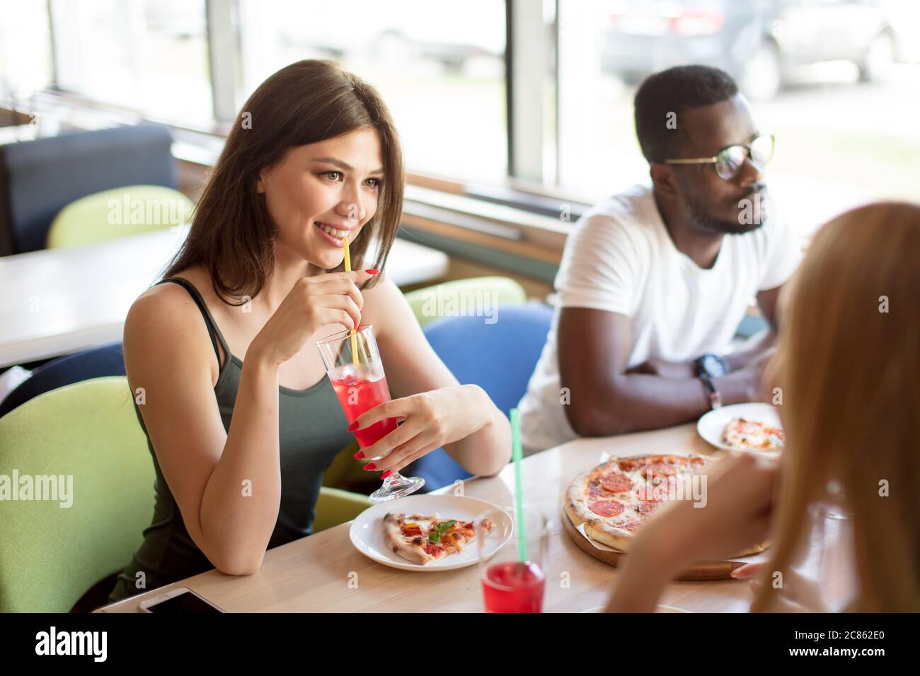 Unhealthy People Eating