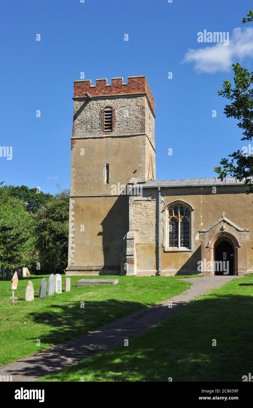 St Mary's Church, Rushden, Hertfordshire, England, UK Stock Photo - Alamy
