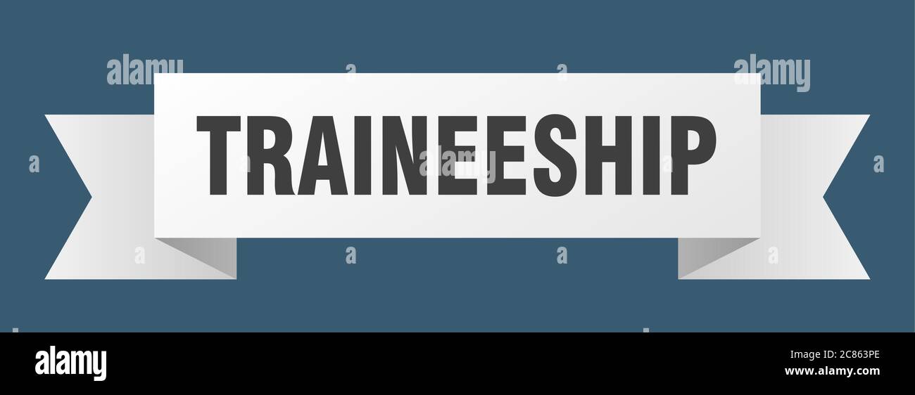 traineeship ribbon. traineeship paper band banner sign Stock Vector Image & Art - Alamy