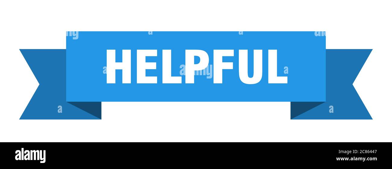 helpful ribbon. helpful paper band banner sign Stock Vector Image & Art - Alamy