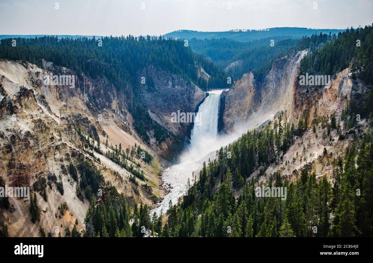 Grand canyon of the yellowstone hi-res stock photography and images - Alamy