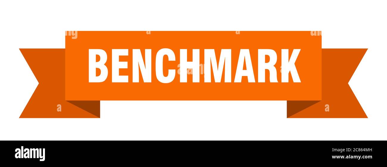 benchmark ribbon. benchmark paper band banner sign Stock Vector Image ...