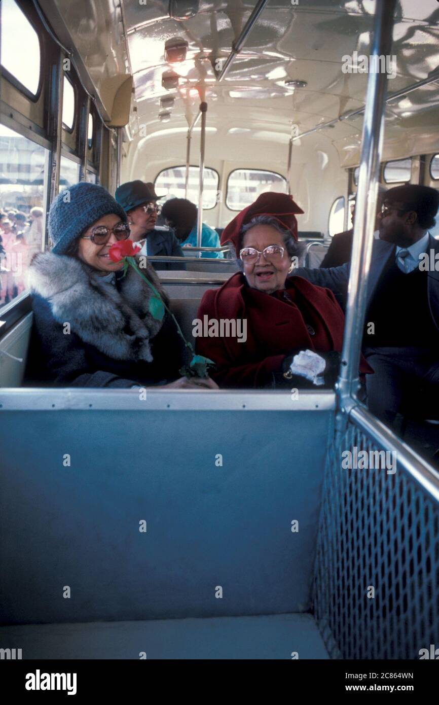 Rosa Parks 1955 Bus High Resolution Stock Photography and Images - Alamy
