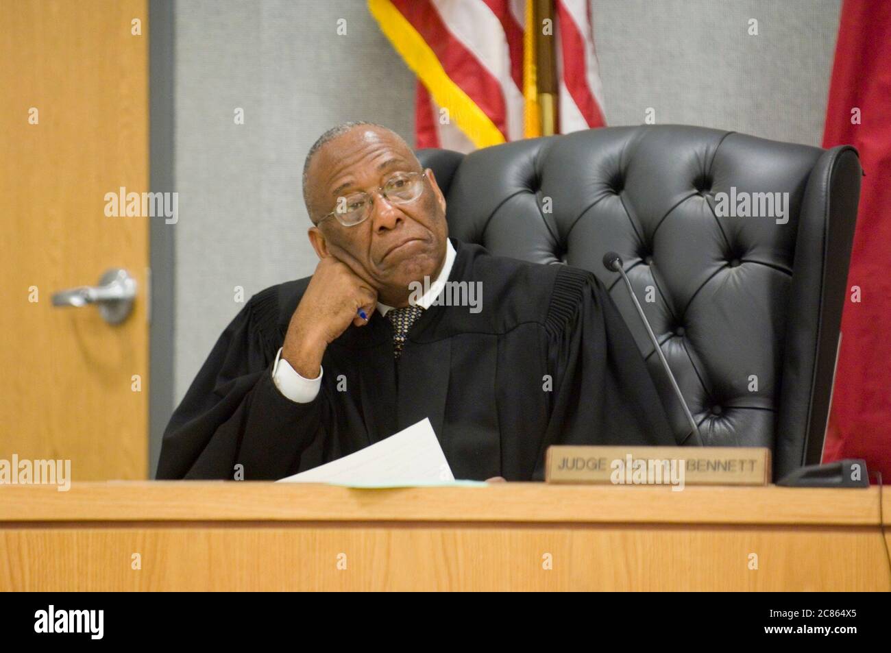 Male judge on the bench hi-res stock photography and images - Alamy
