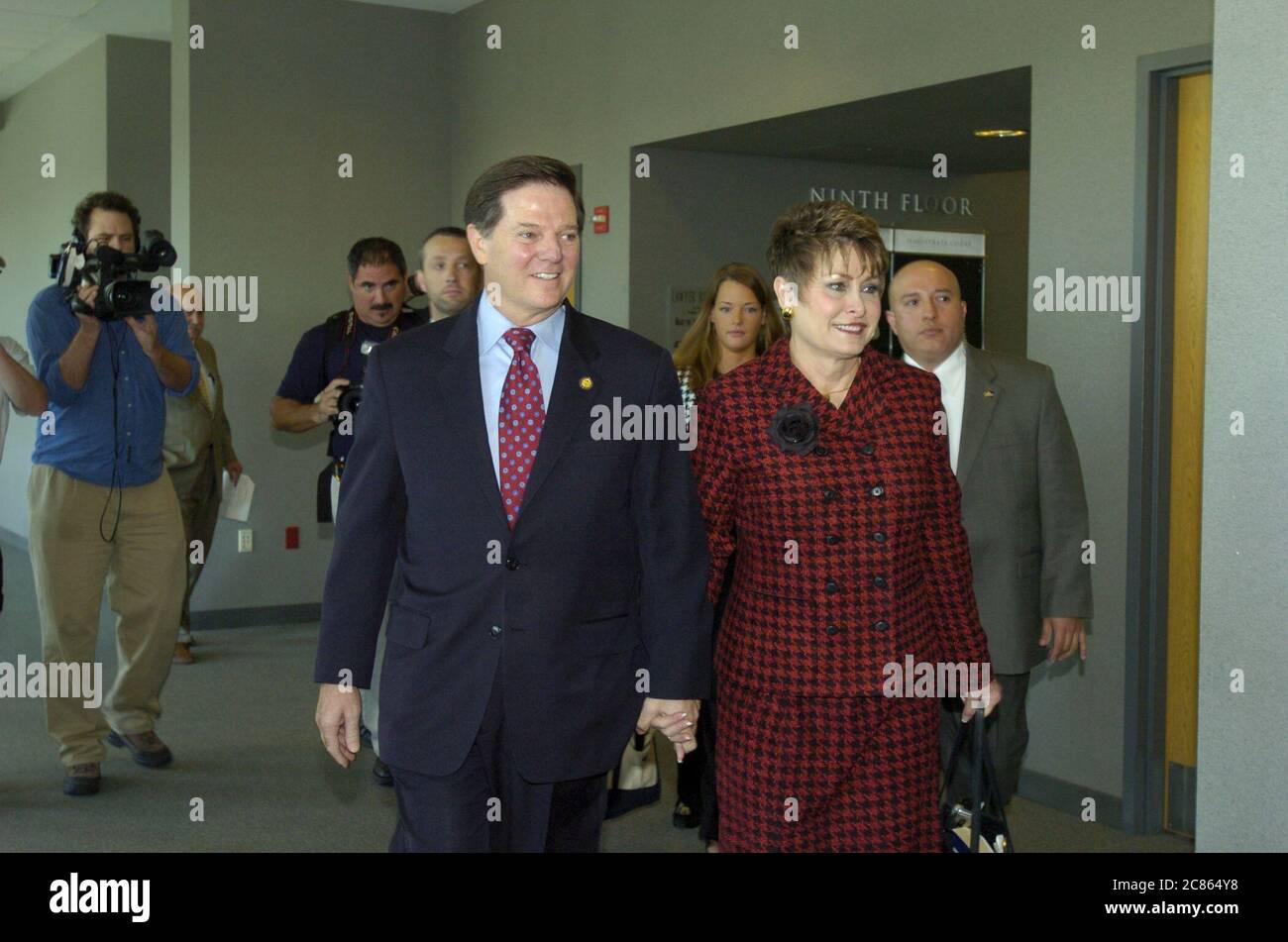 With his wife christine hi-res stock photography and images - Alamy