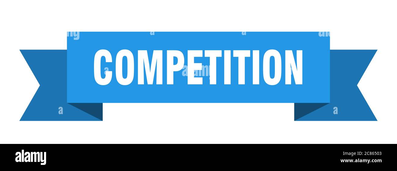competition ribbon. competition paper band banner sign Stock Vector Image & Art - Alamy