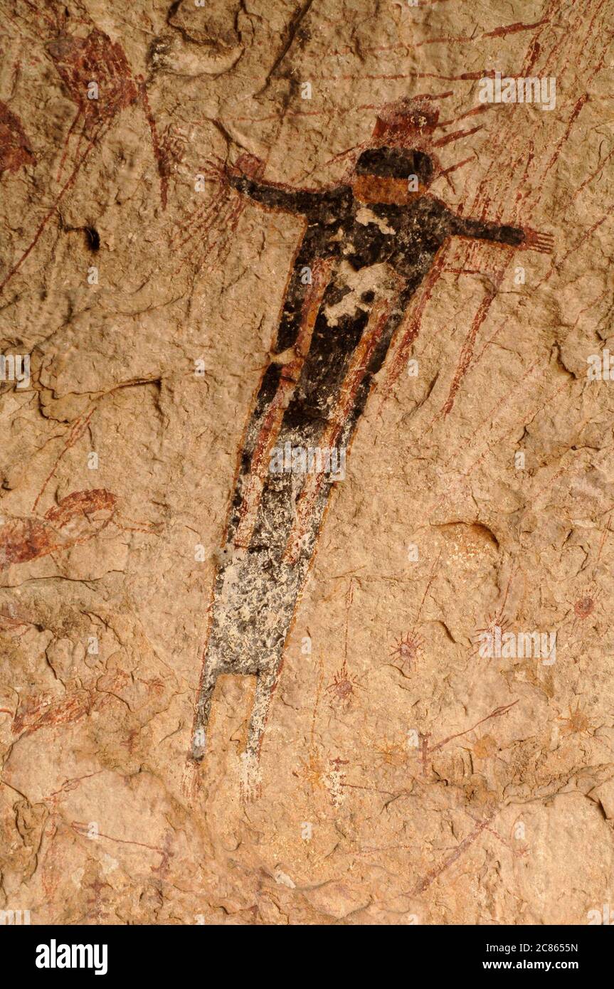 Val Verde County, Texas October, 2005: Panther Cave, a large rock ...
