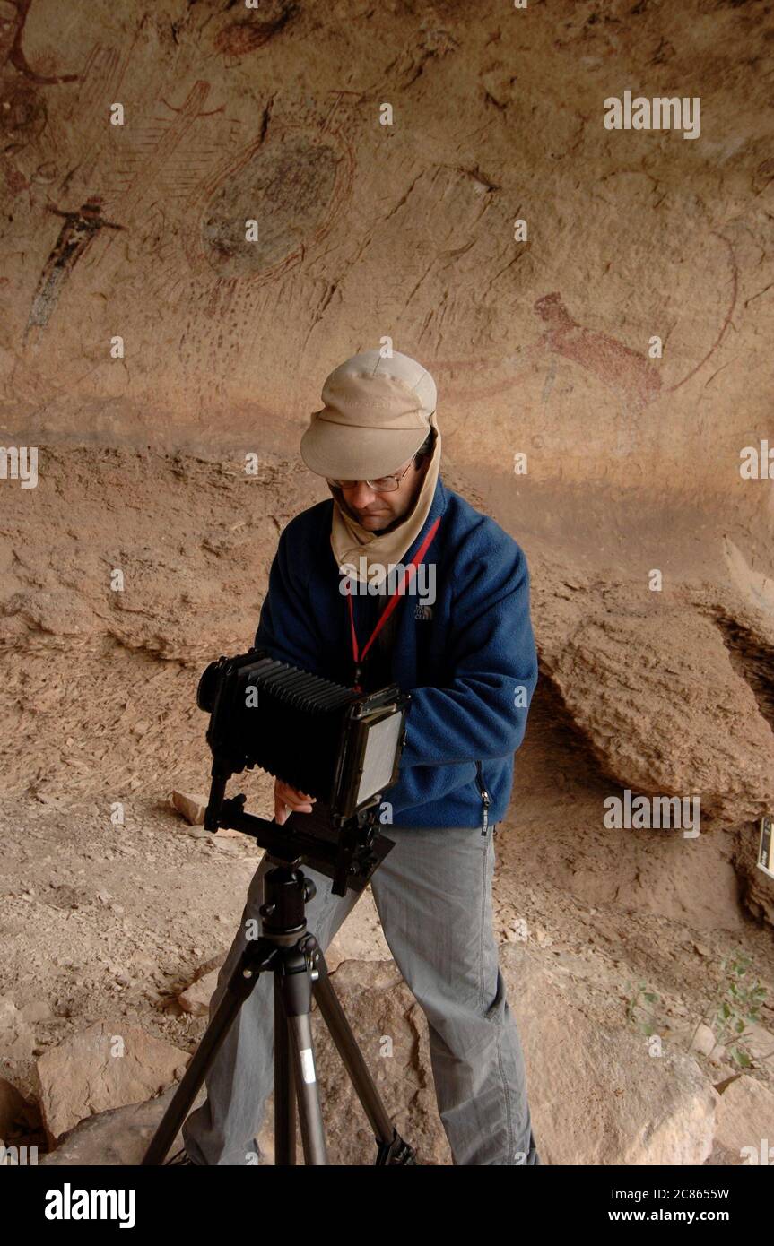 Val Verde County, Texas October, 2005: Landscape photographer Laurence ...