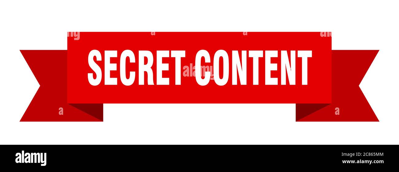 Secret content banner template hi-res stock photography and images - Alamy