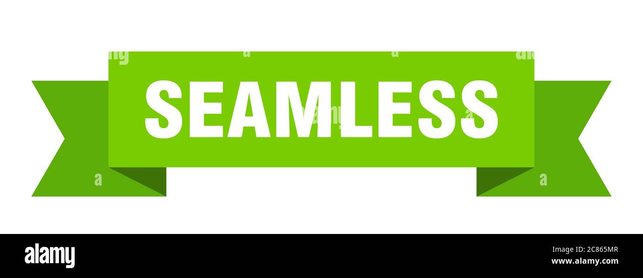 seamless ribbon. seamless paper band banner sign Stock Vector Image ...