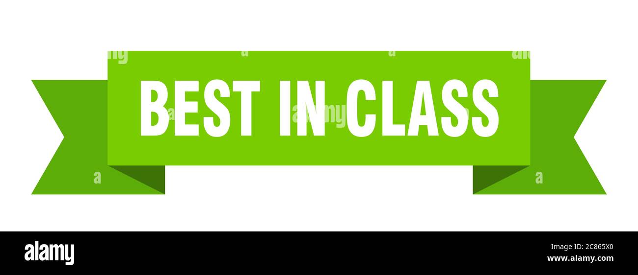 best in class ribbon. best in class paper band banner sign Stock Vector ...