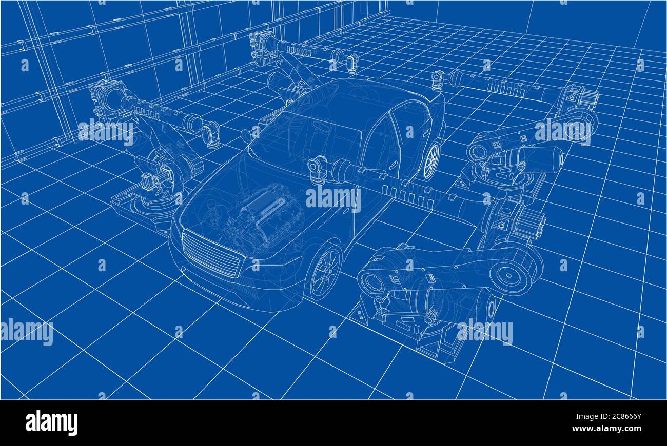 Assembly of motor vehicle Stock Photo - Alamy