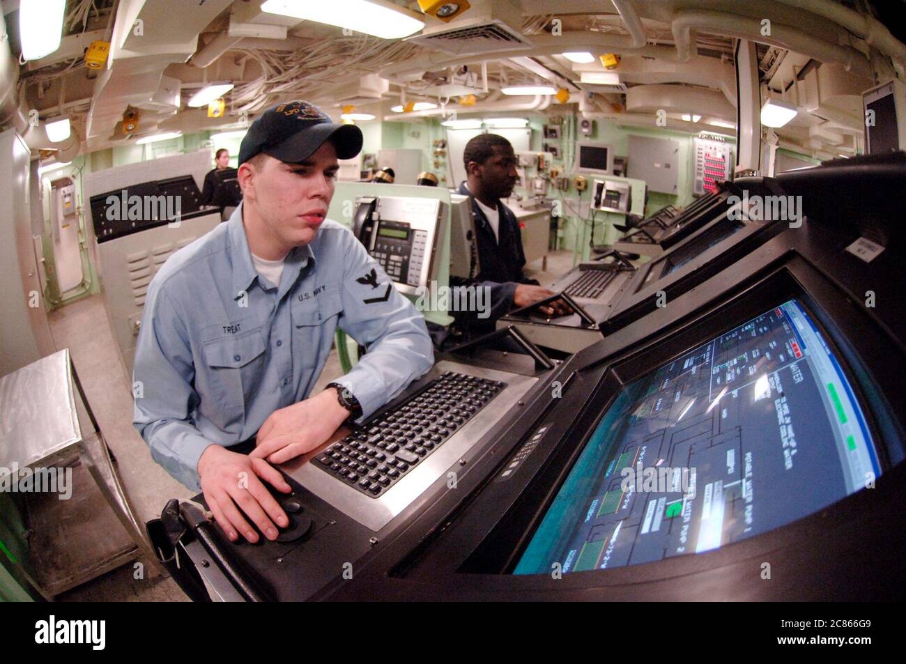 Ingleside, Texas January 12, 2006: The Central Control Station of the ...