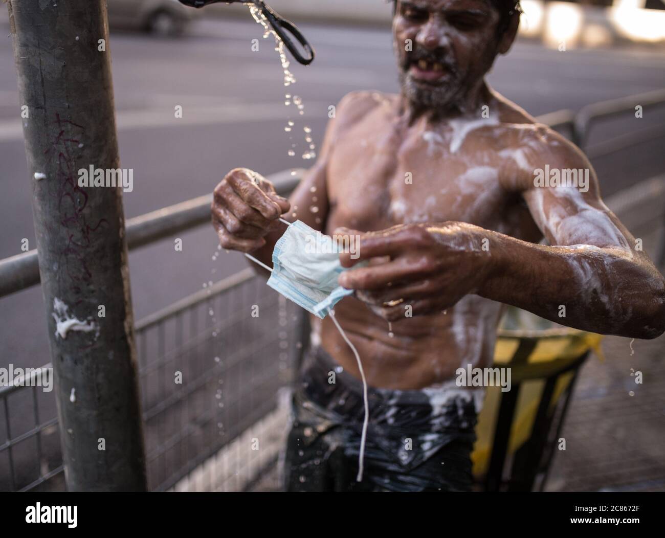 Sao paulo brazil homeless man hi-res stock photography and images - Alamy