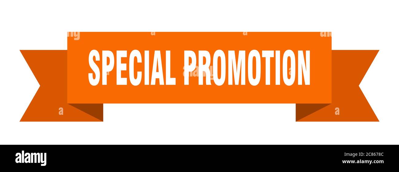 special promotion ribbon. special promotion paper band banner sign ...