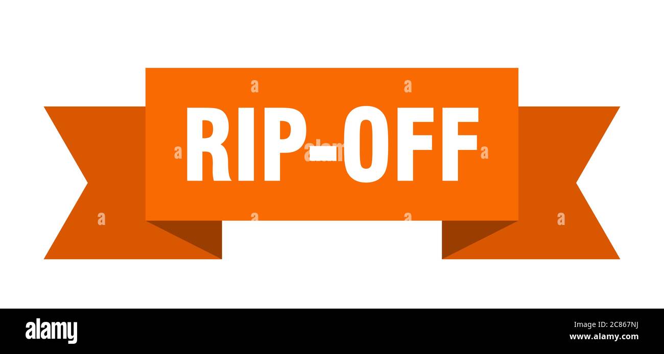 rip-off ribbon. rip-off paper band banner sign Stock Vector Image & Art ...