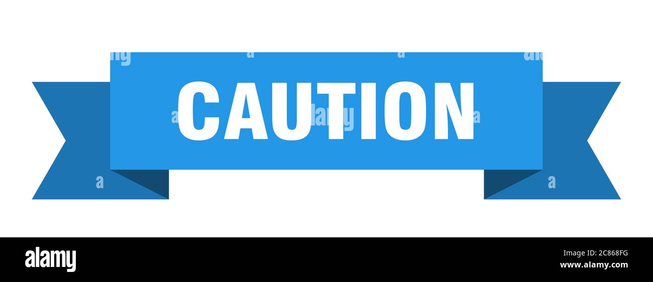 caution ribbon. caution paper band banner sign Stock Vector Image & Art ...
