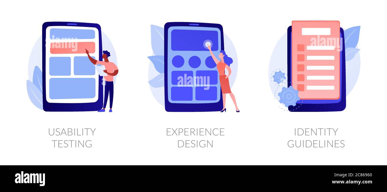 Visual Identity vector concept metaphors Stock Vector Image & Art - Alamy