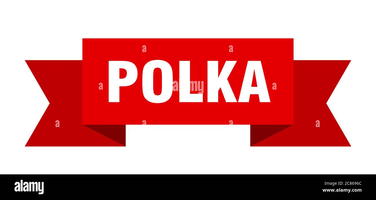 polka ribbon. polka paper band banner sign Stock Vector Image & Art - Alamy