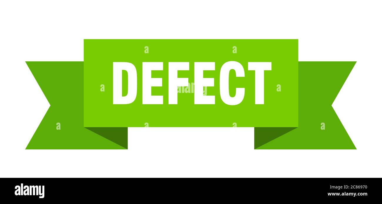 defect ribbon. defect paper band banner sign Stock Vector Image & Art ...