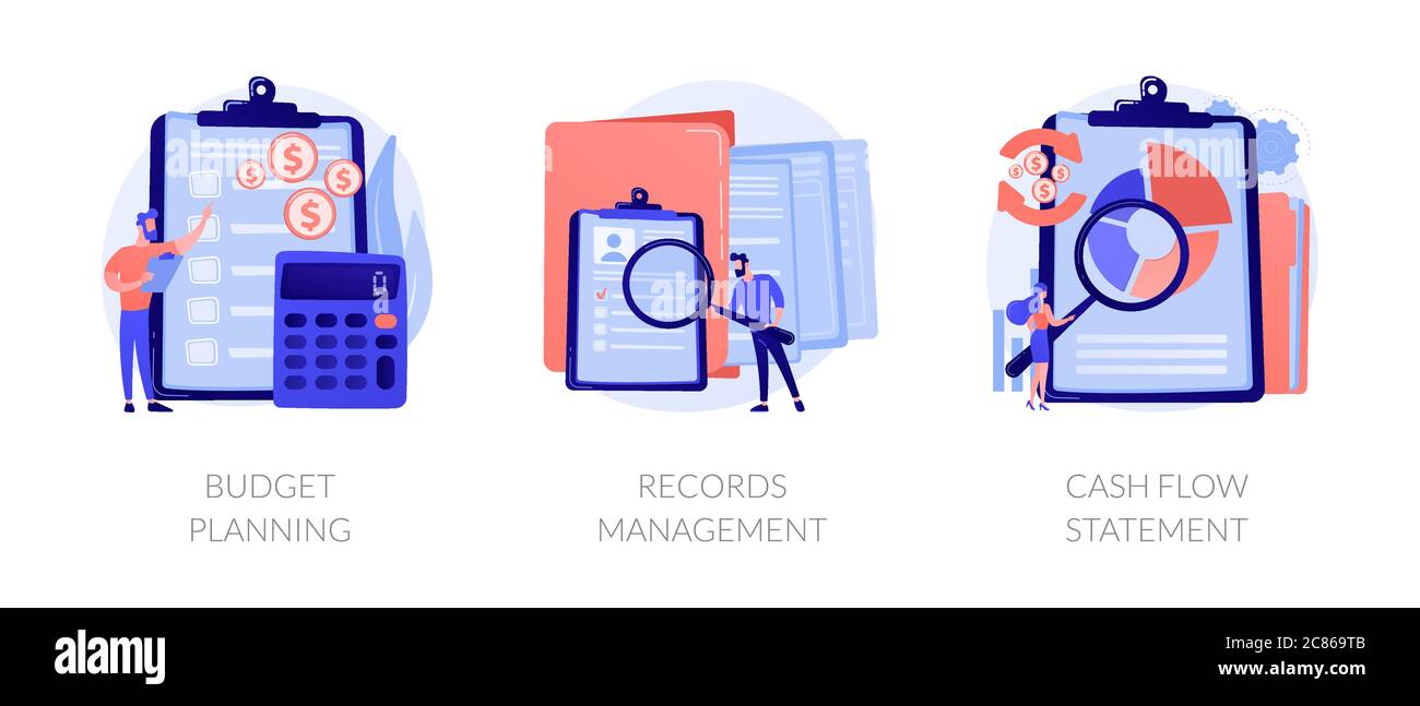 Personal expenses management vector concept metaphors Stock Vector ...