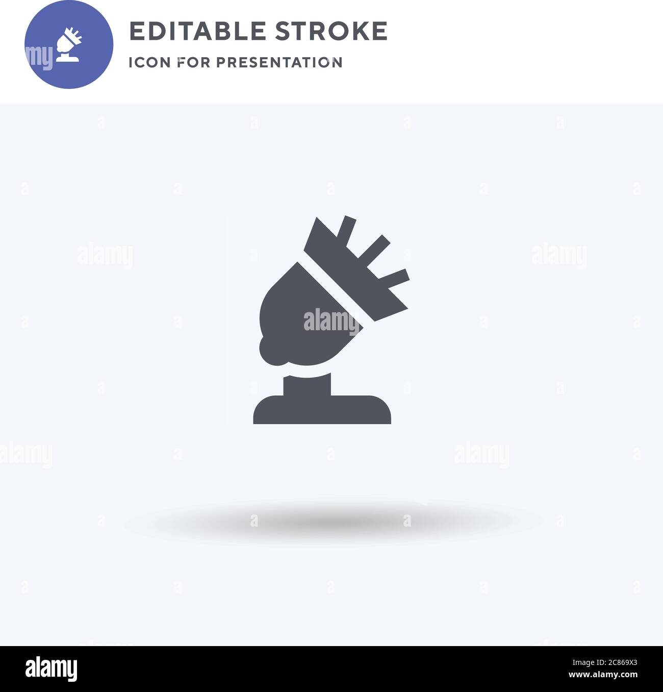 Stage icon vector, filled flat sign, solid pictogram isolated on white ...