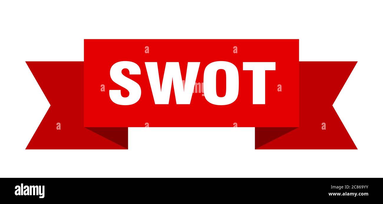 swot ribbon. swot paper band banner sign Stock Vector Image & Art - Alamy