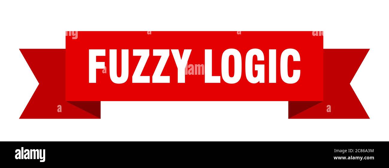 fuzzy logic ribbon. fuzzy logic paper band banner sign Stock Vector ...