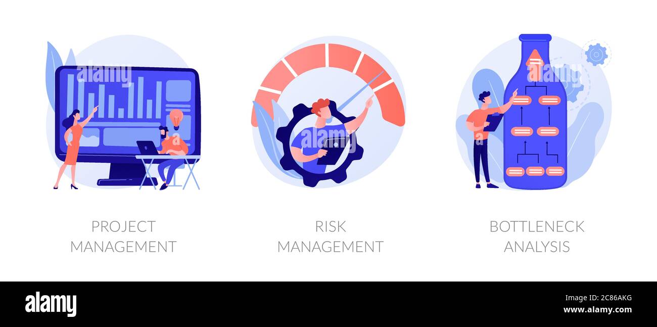 Risk assessment metaphor Stock Vector Images - Alamy