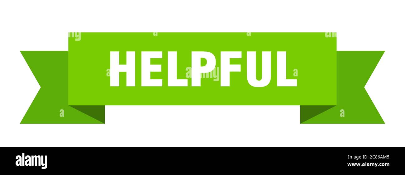 helpful ribbon. helpful paper band banner sign Stock Vector Image & Art ...