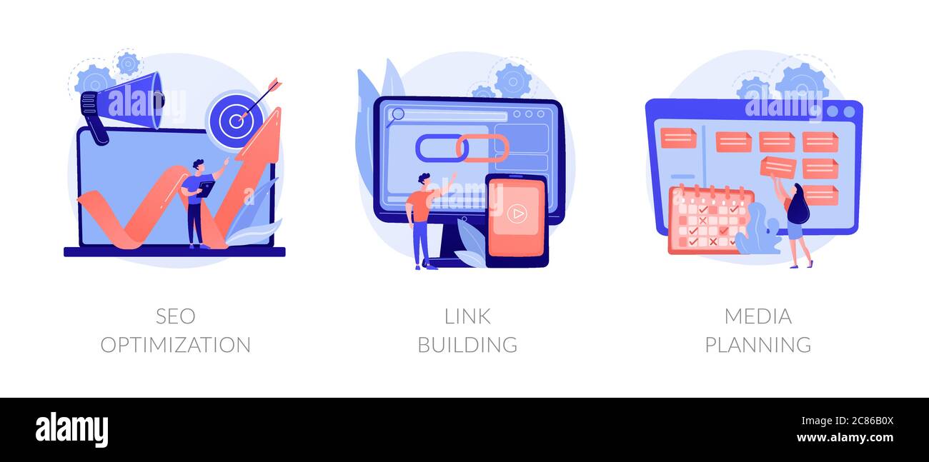 Search engine marketing vector concept metaphors Stock Vector Image ...