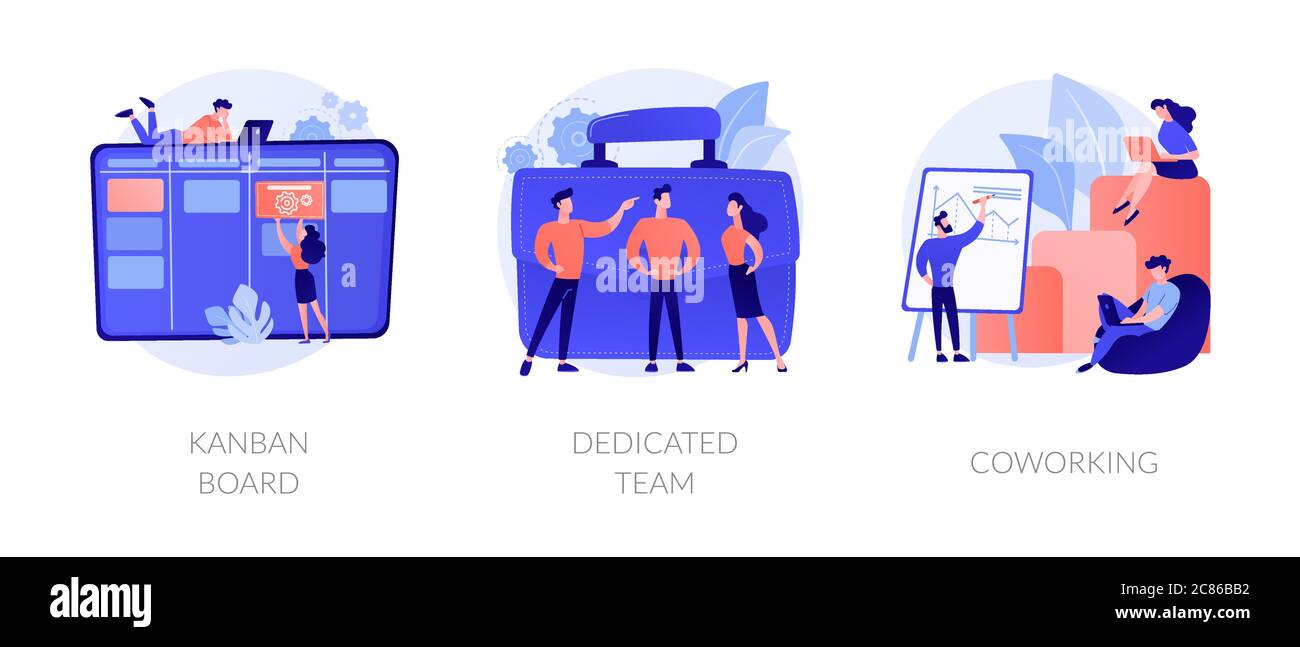 Agile project development vector concept metaphors Stock Vector Image ...