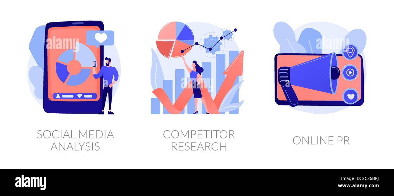 Social Media Optimisation Vector Concept Metaphors Stock Vector Image And Art Alamy