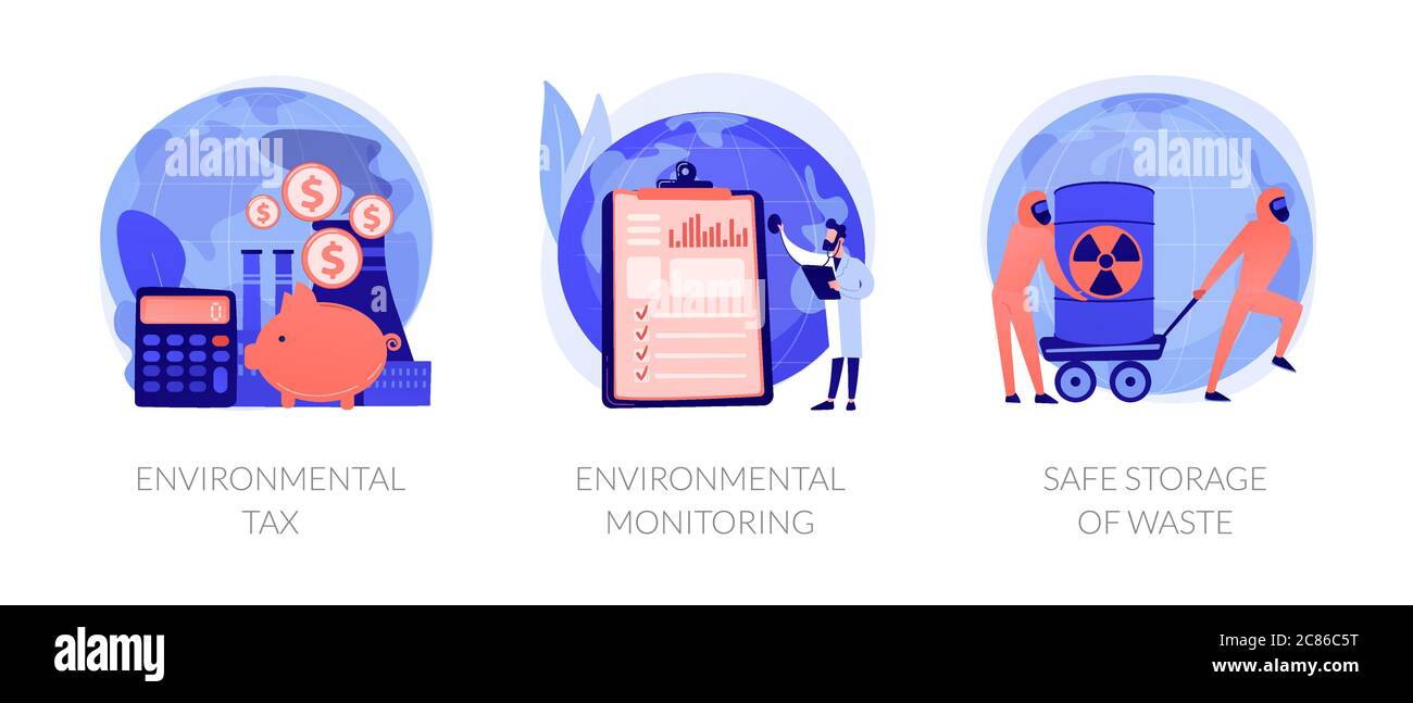 Fighting environmental problems vector concept metaphors Stock Vector ...