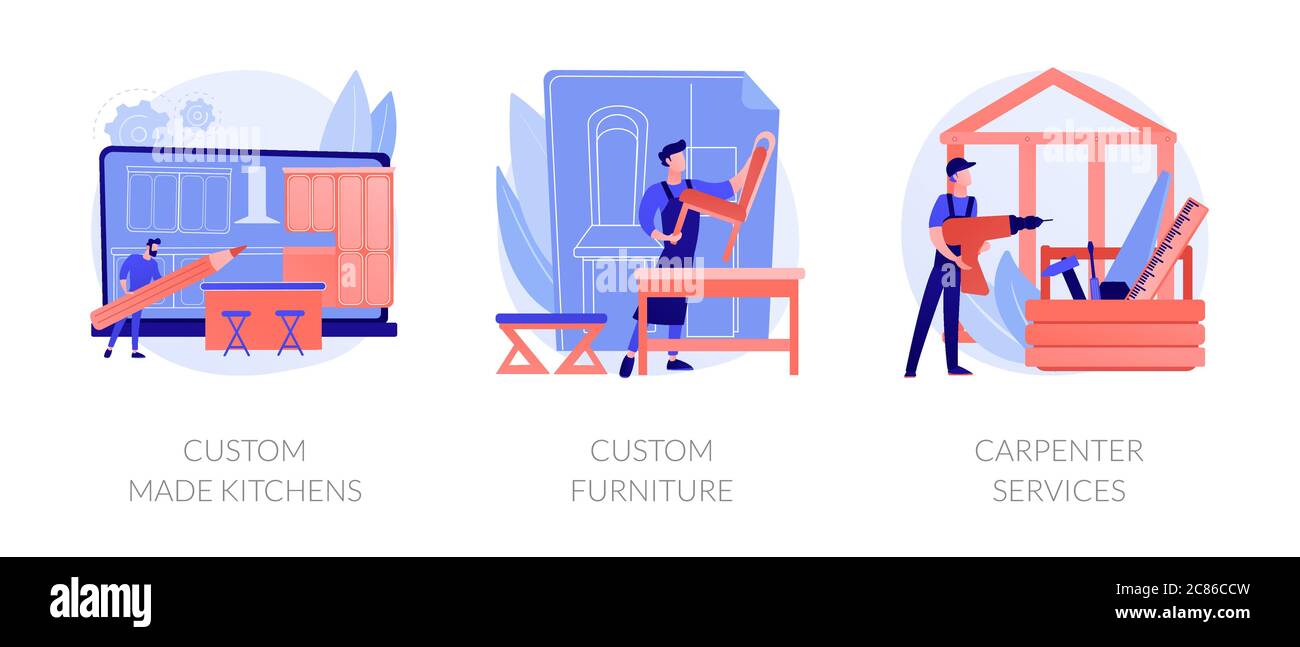 Apartment interior design abstract metaphors Stock Vector Image & Art ...