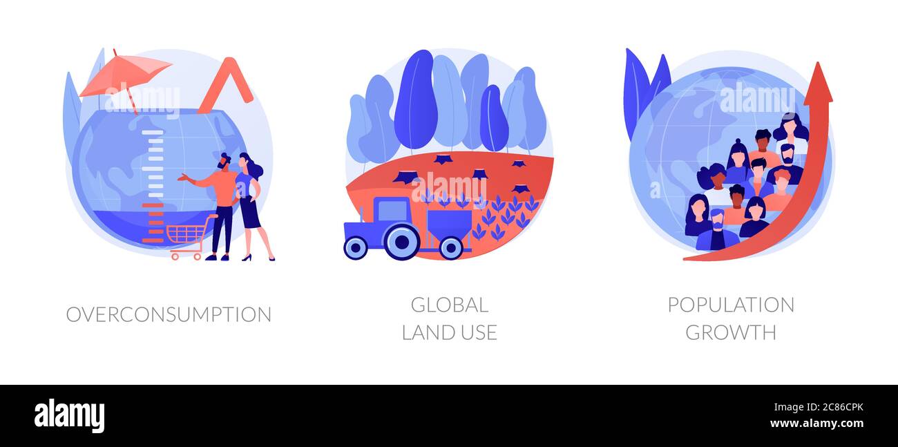 Resource consumption vector concept metaphors Stock Vector Image & Art ...