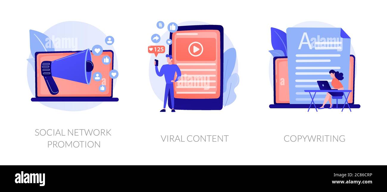 Social Media Management Vector Concept Metaphors Stock Vector Image And Art Alamy