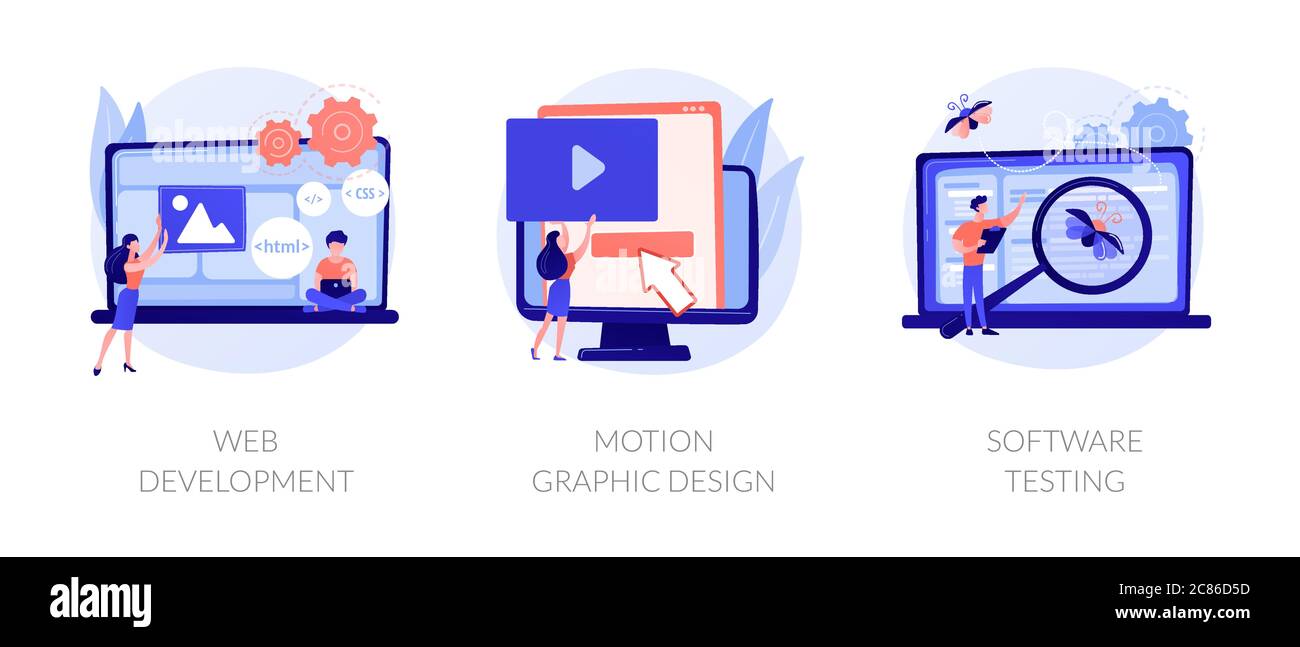 Website development vector concept metaphors Stock Vector Image & Art ...