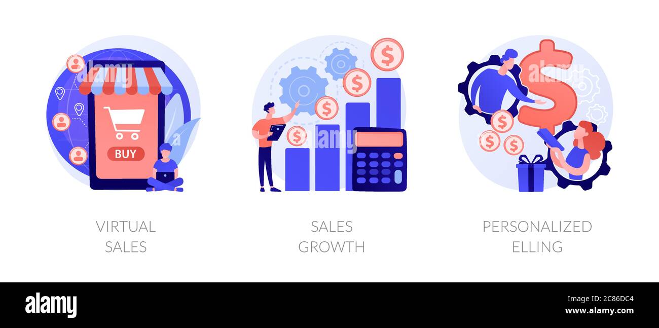 Sales manager vector concept metaphors Stock Vector Image & Art - Alamy