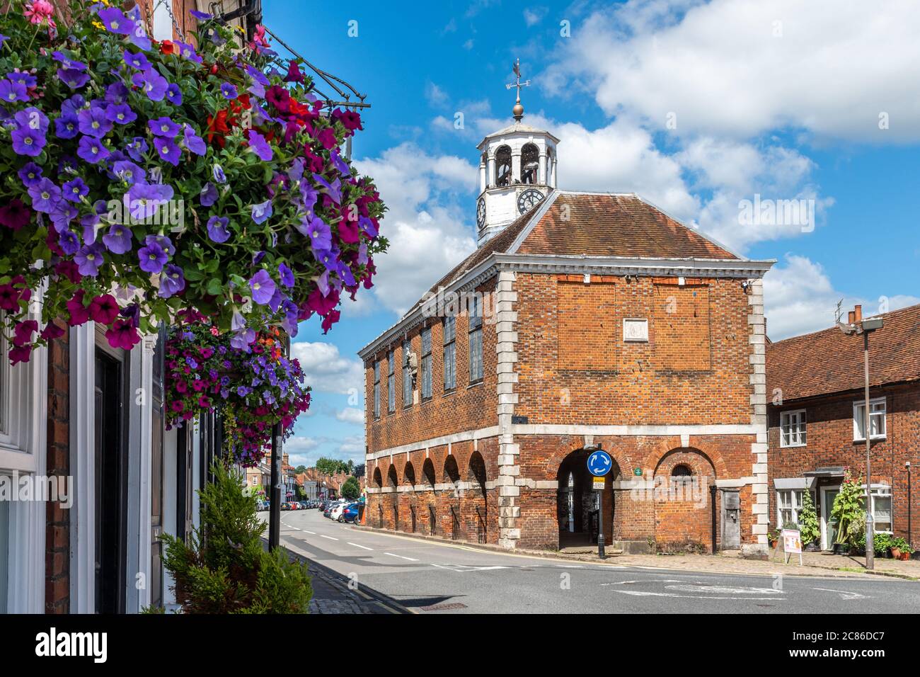 Old Amersham Market Hall in the Buckinghamshire town, England, UK Stock ...